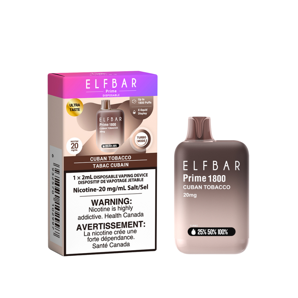 ELF Bar Prime 1800 Disposable Vape - 11 Flavours | Twisted Sisters Vape ...